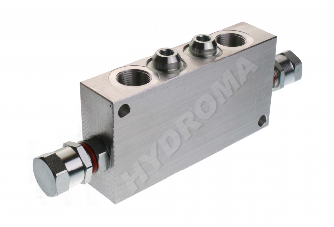 PARTIALLY BALANCED DUAL OVERCENTER VALVES